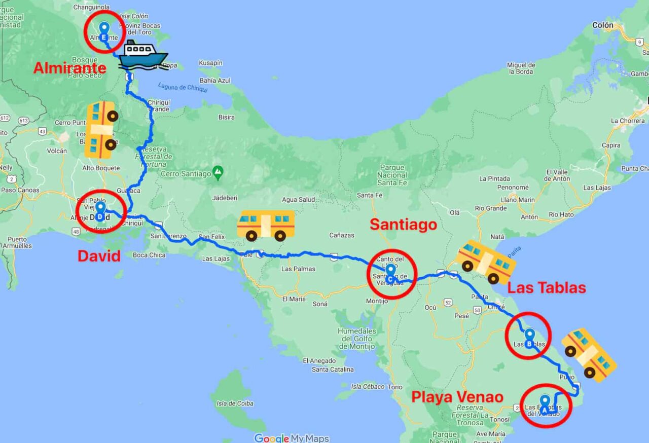 🚍 Playa Venao to Bocas del Toro - Step By Step Guide